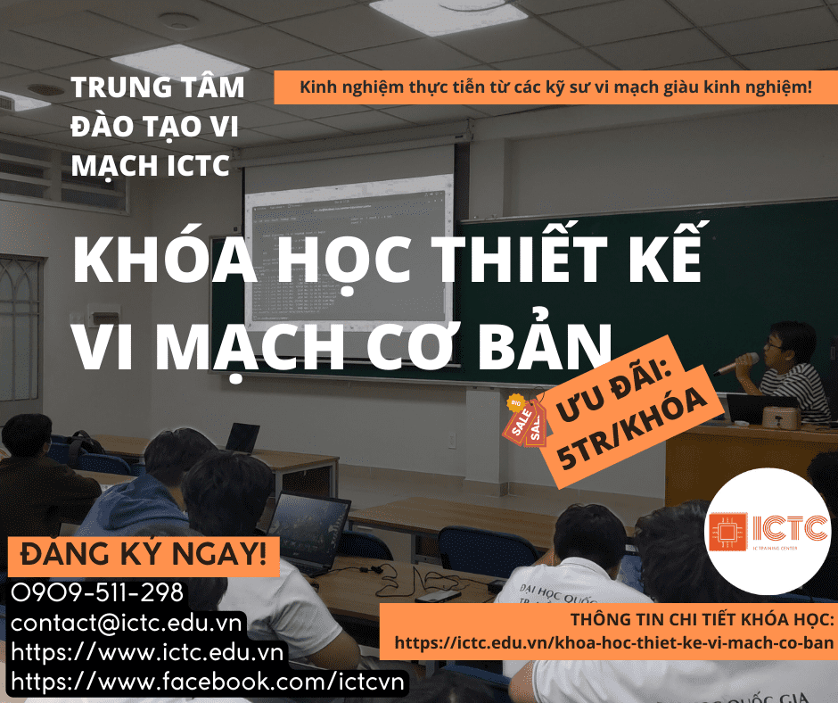 Những câu hỏi thường gặp về khóa học thiết kế vi mạch cơ bản tại ICTC