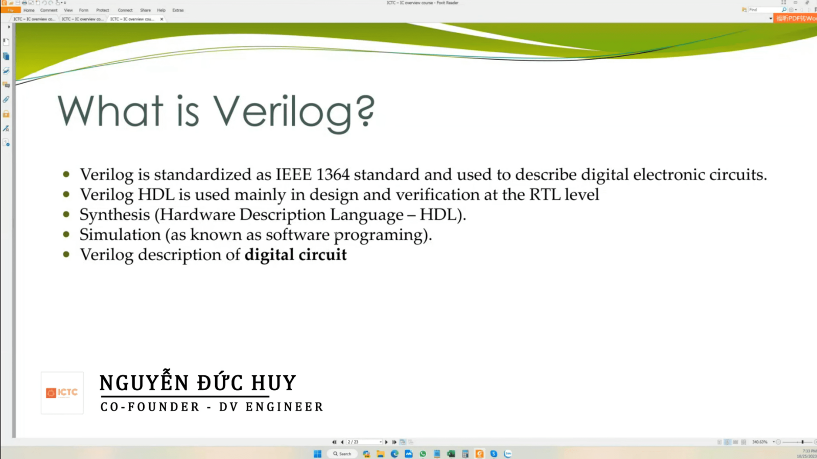 Đào tạo thiết kế vi mạch: Giới Thiệu Ngôn ngữ Verilog và Register